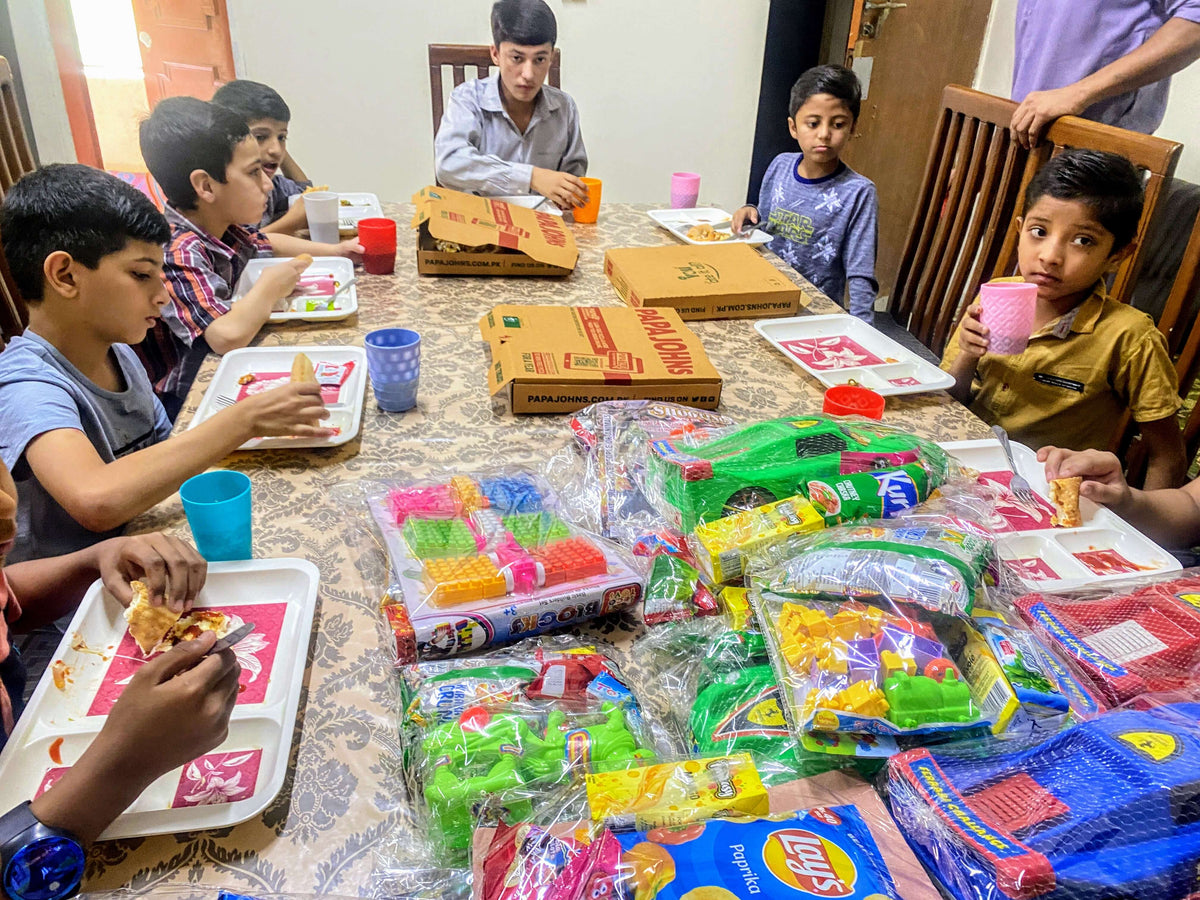 Lahore, Pakistan - Participating in Orphan Support Program & Mobile Fo ...