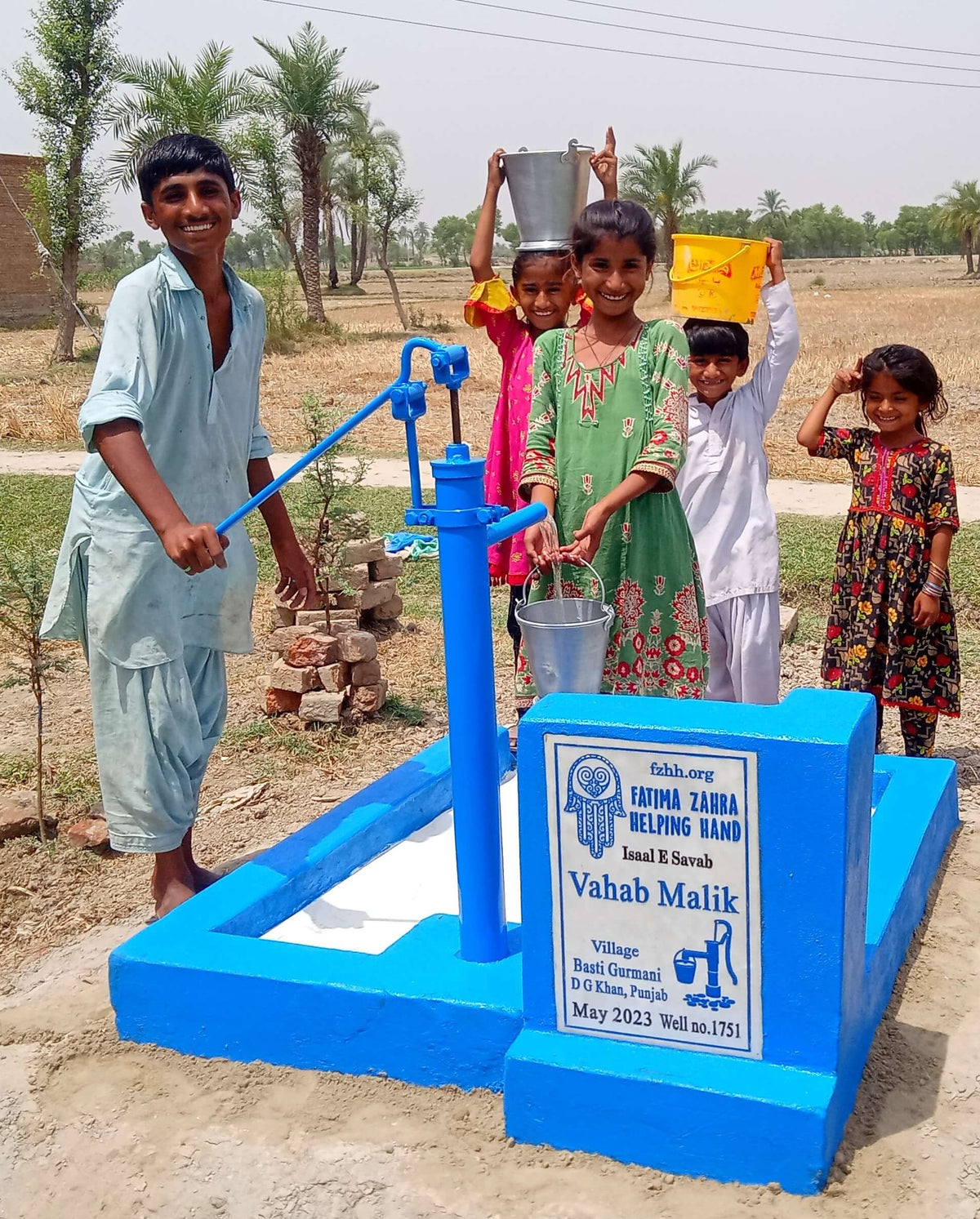 Punjab, Pakistan – Vahab Malik – FZHH Water Well# 1751– USA FZHH ...