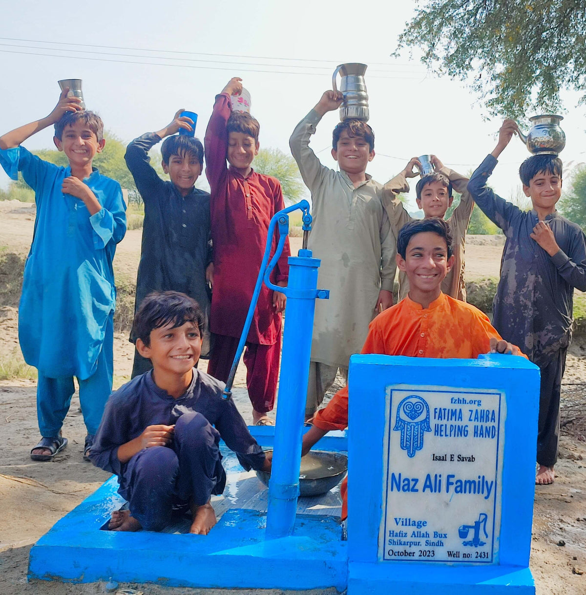 Sindh, Pakistan – Naz Ali Family – FZHH Water Well# 2431– Fatima Zahra ...