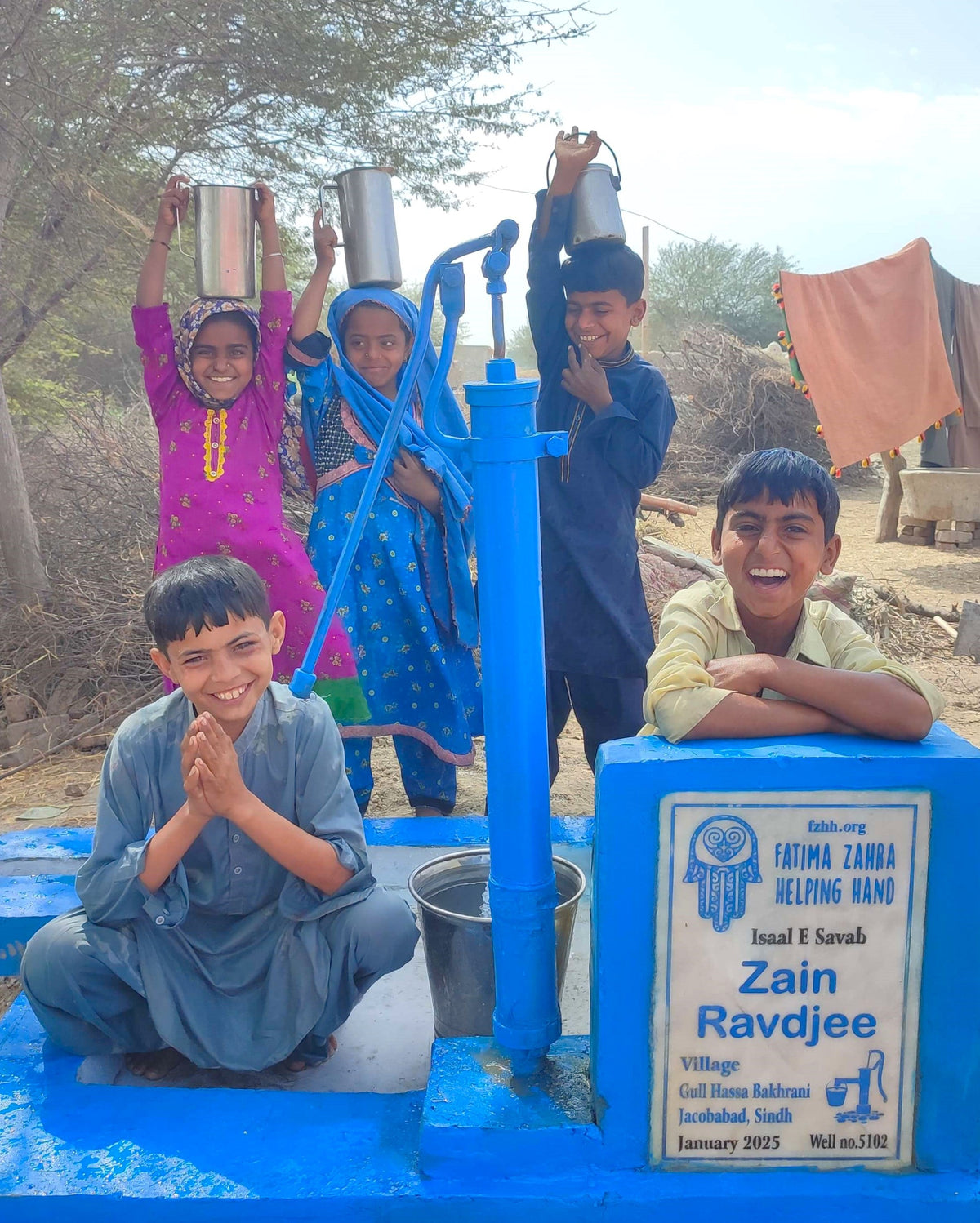 Sindh, Pakistan – Zain Ravdjee – US Order no. 54267 - Well no. 5102 ...